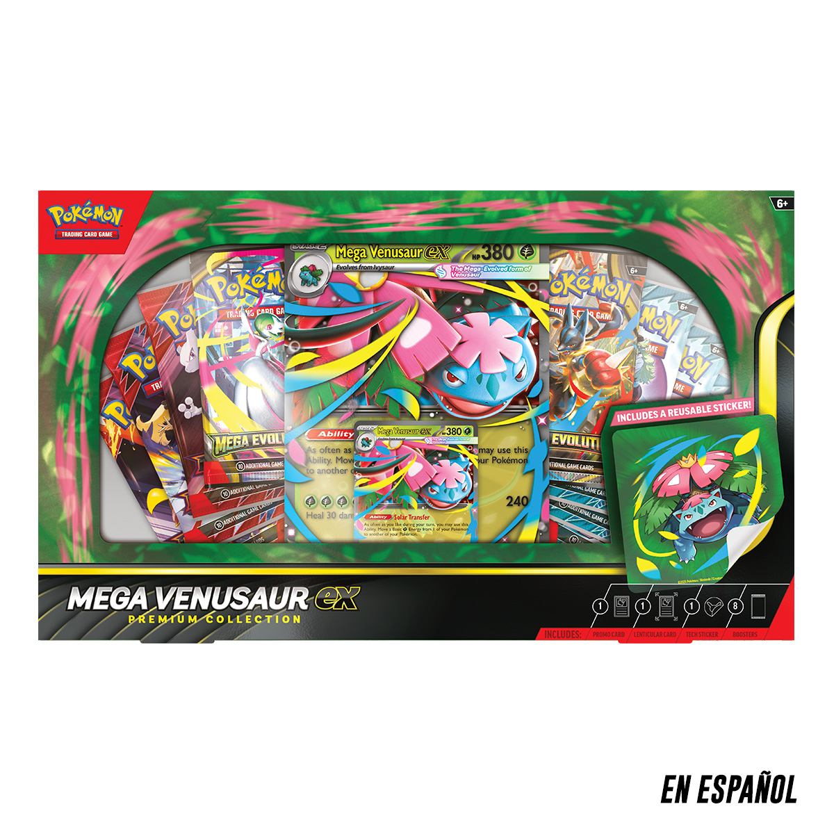 Venta mayorista de CARTAS DE POKEMON TCG MEGA VENUSAUR EX PREMIUM ...