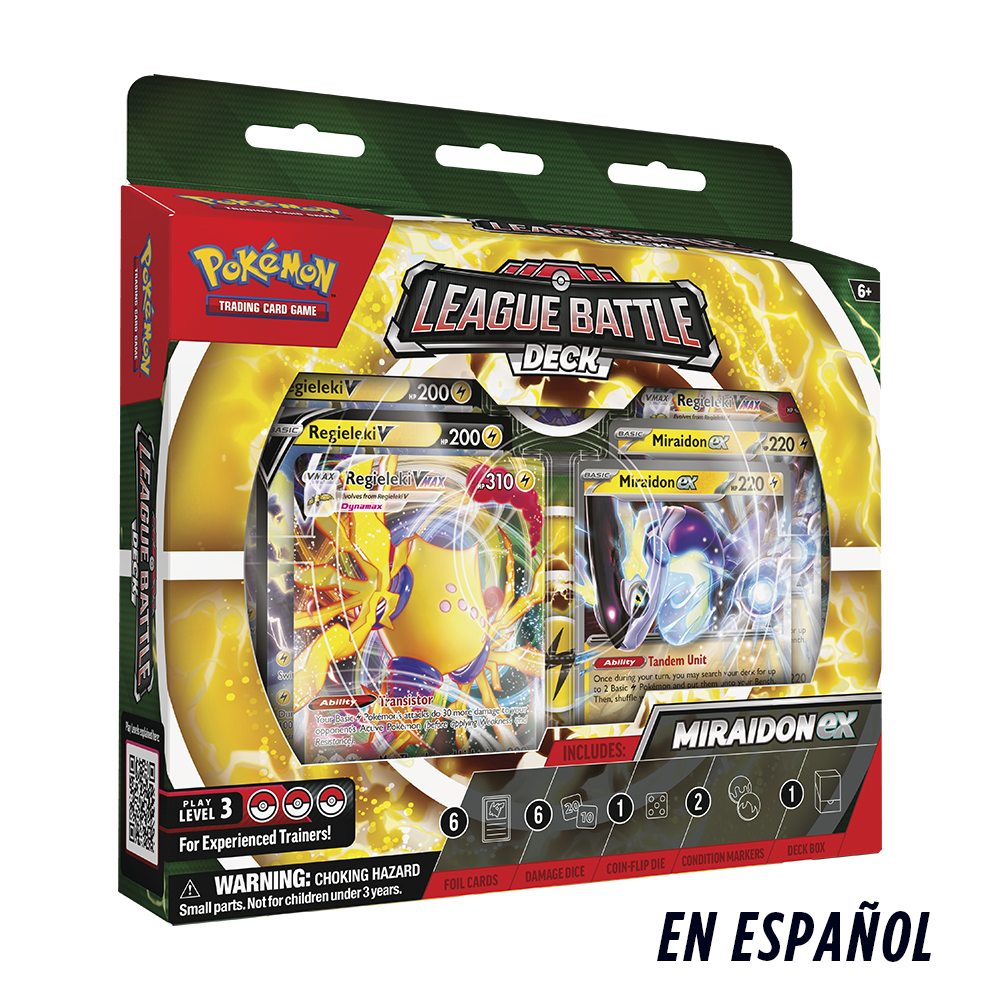 POKEMON TCG MIRAIDO EX LEAG BAT DECK SPA | CD Distribution Peru SAC